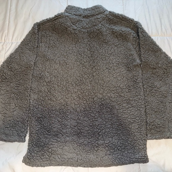 Southern Marsh | Sweaters | Southern Marsh Gray Zipup Sherpa Sweater ...